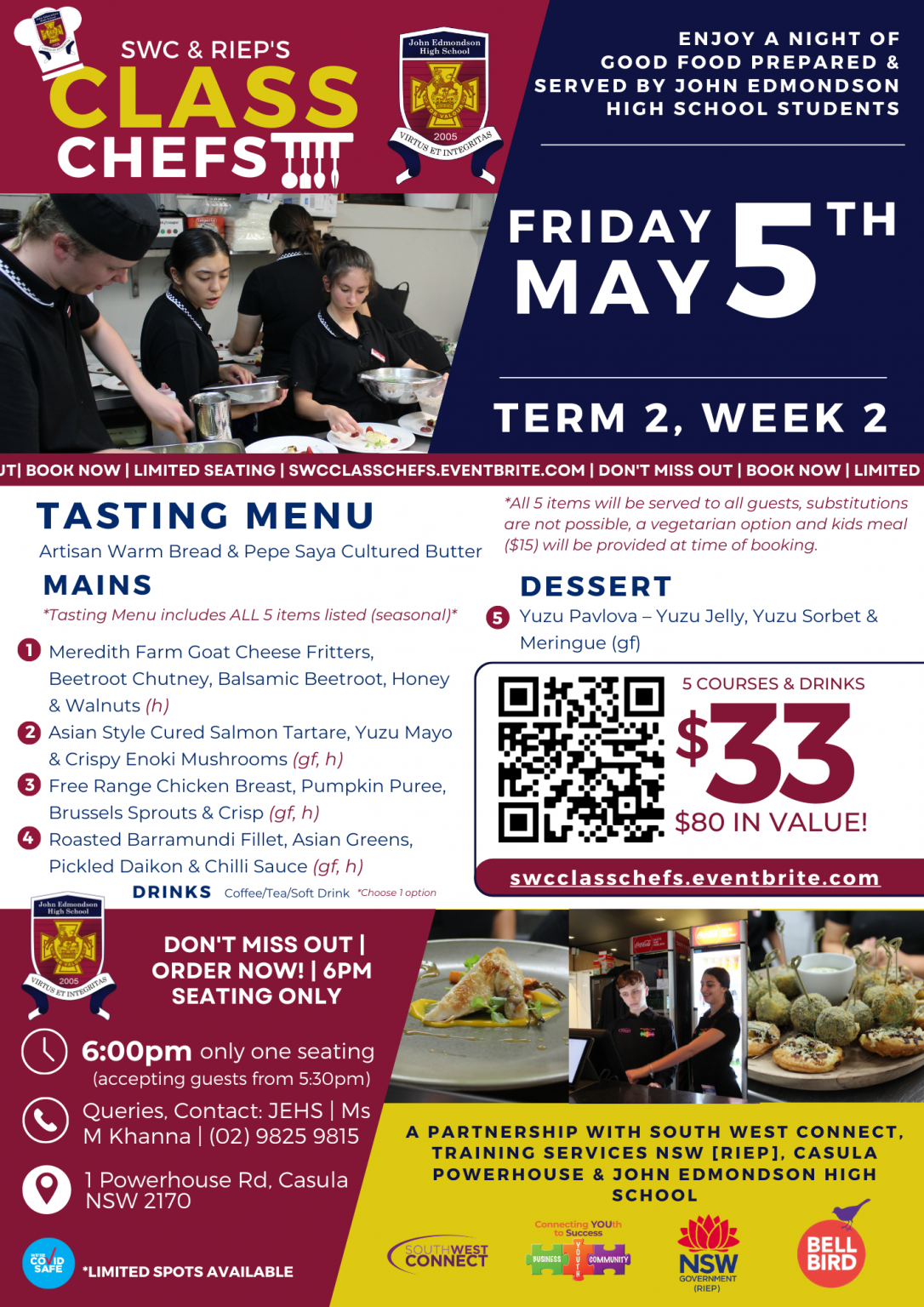 2023 CLASS CHEFS with John Edmondson High School » SWconnect