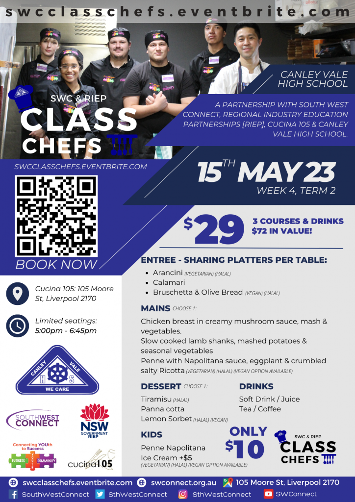 2023 CLASS CHEFS with Canley Vale High School » SWconnect